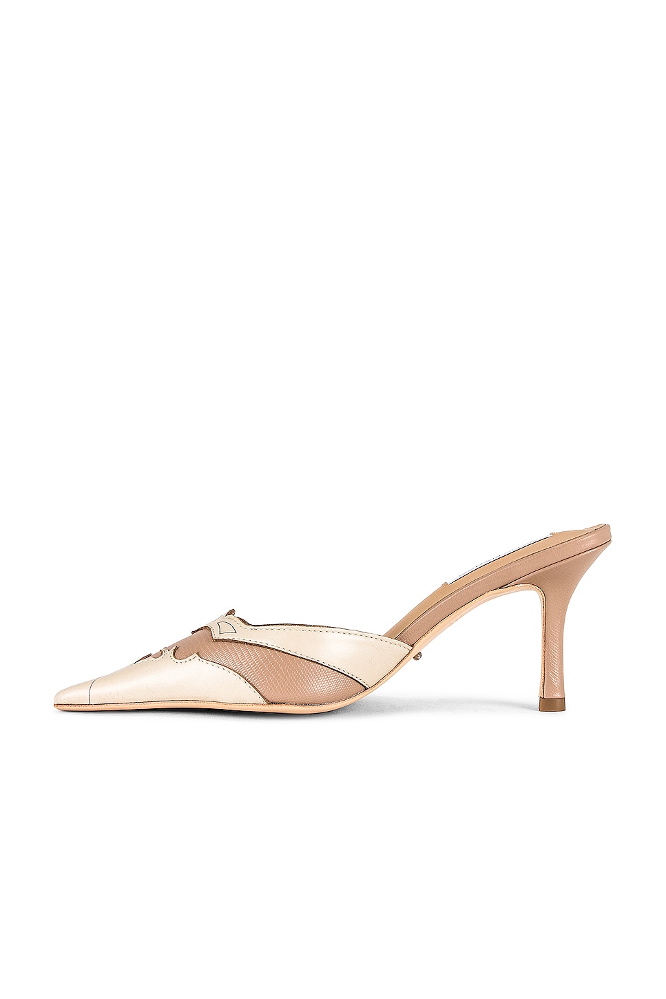 Tony Bianco Shuga Mule in Skin & Vanilla | REVOLVE