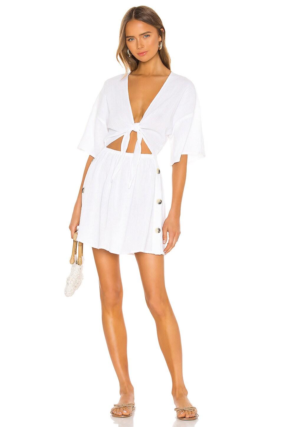 Tori Praver Swimwear Luna Cover Up in Star | REVOLVE