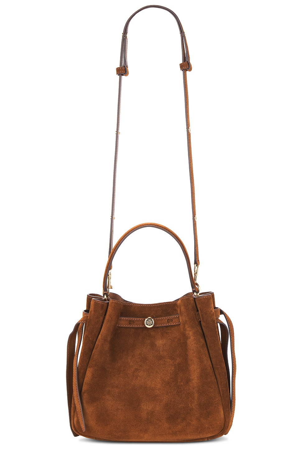 Tory Burch Romy Bucket Bag in Park Bench | REVOLVE