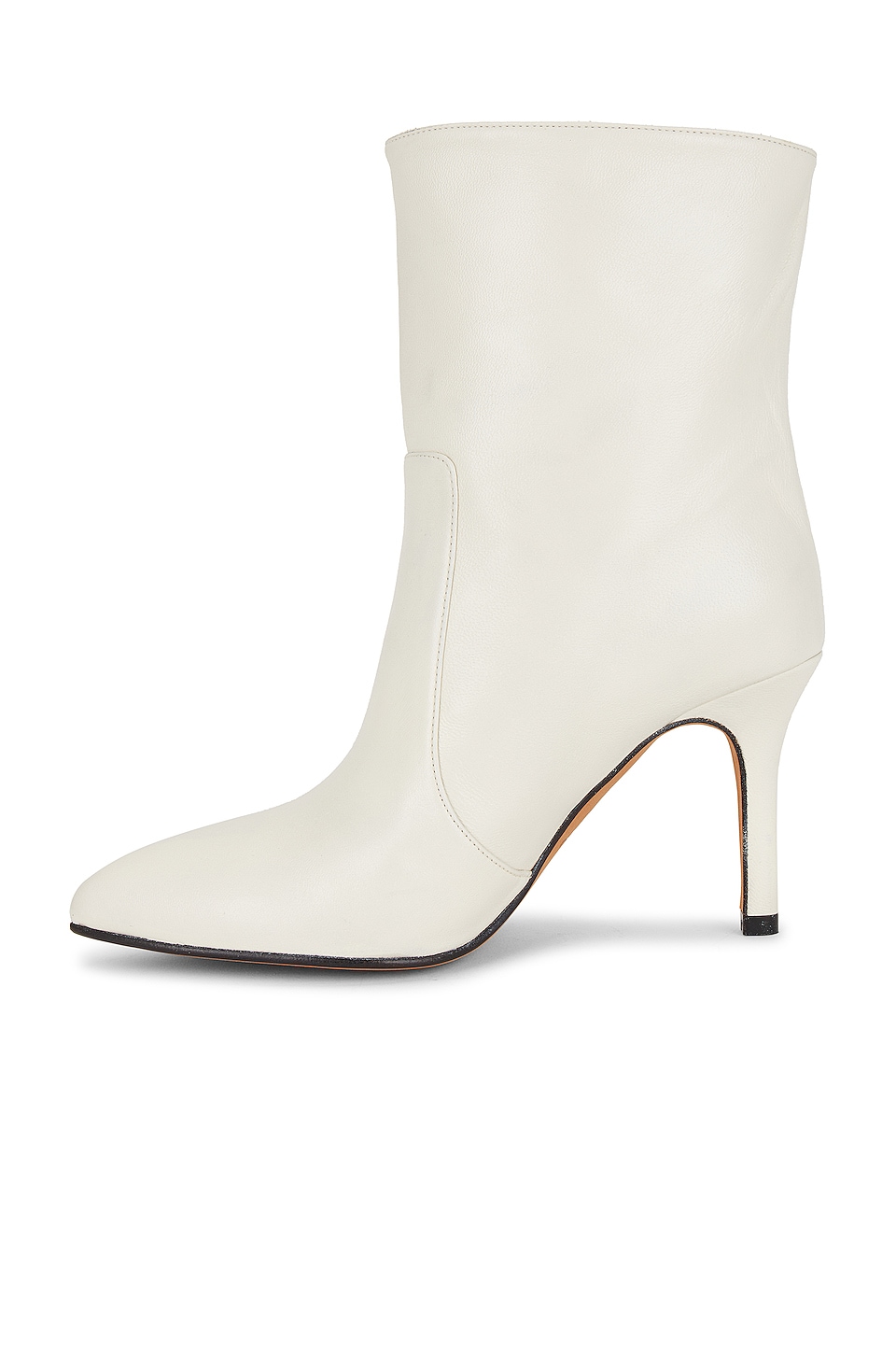 TORAL Leather Ankle Boots in White | REVOLVE