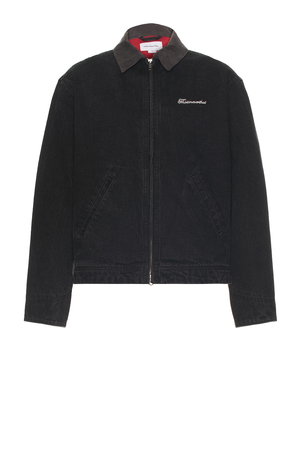 thisisneverthat Denim Work Jacket in Black | REVOLVE
