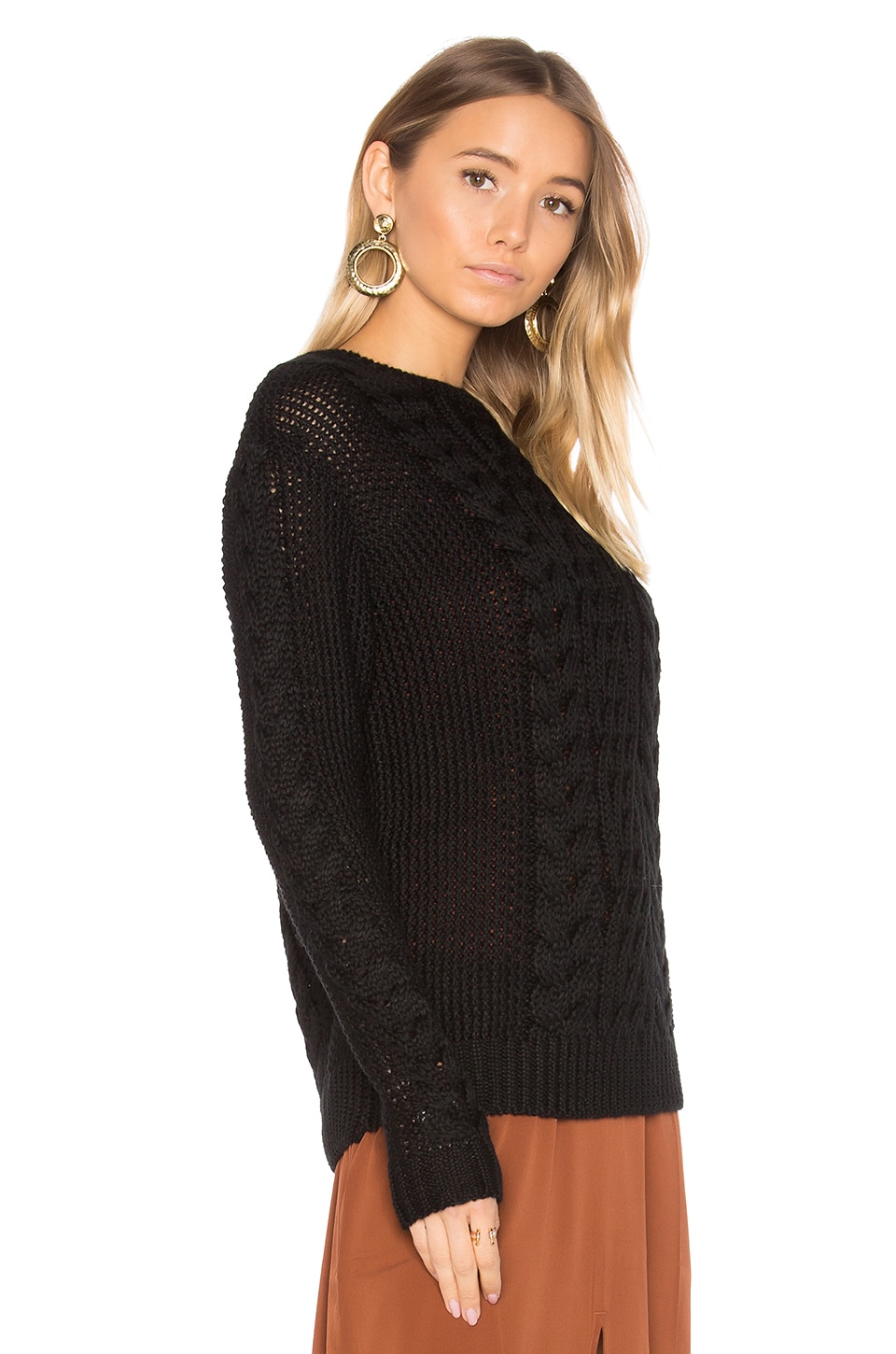 Tularosa x REVOLVE Angie Sweater in Black | REVOLVE