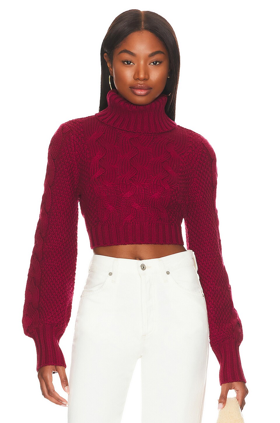 Tularosa Jamila Sweater in Wine Red | REVOLVE