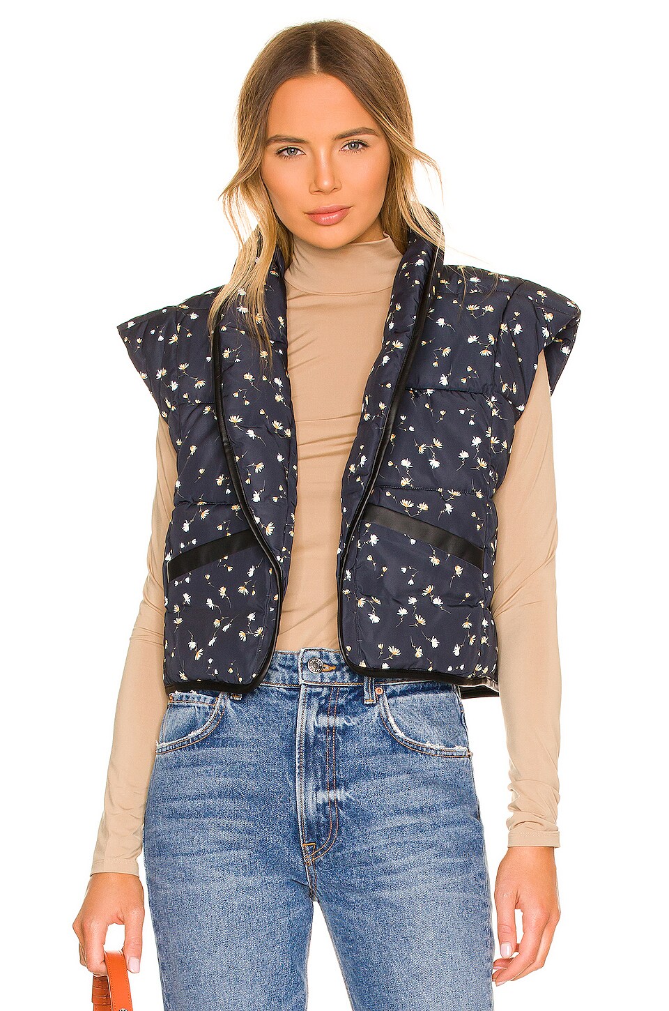 Tularosa Mael Puffer in Charlize Floral | REVOLVE