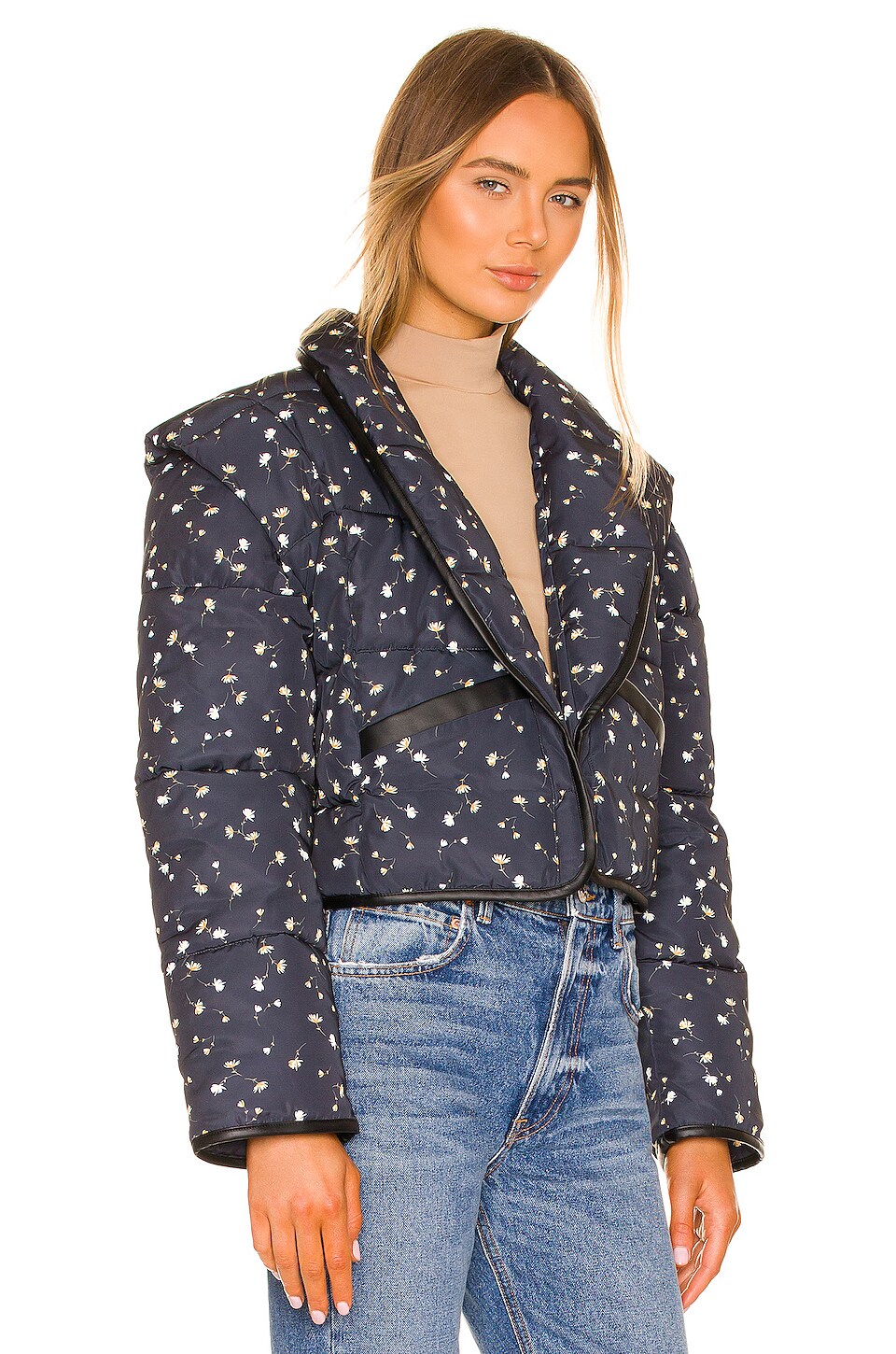 Tularosa Mael Puffer in Charlize Floral | REVOLVE