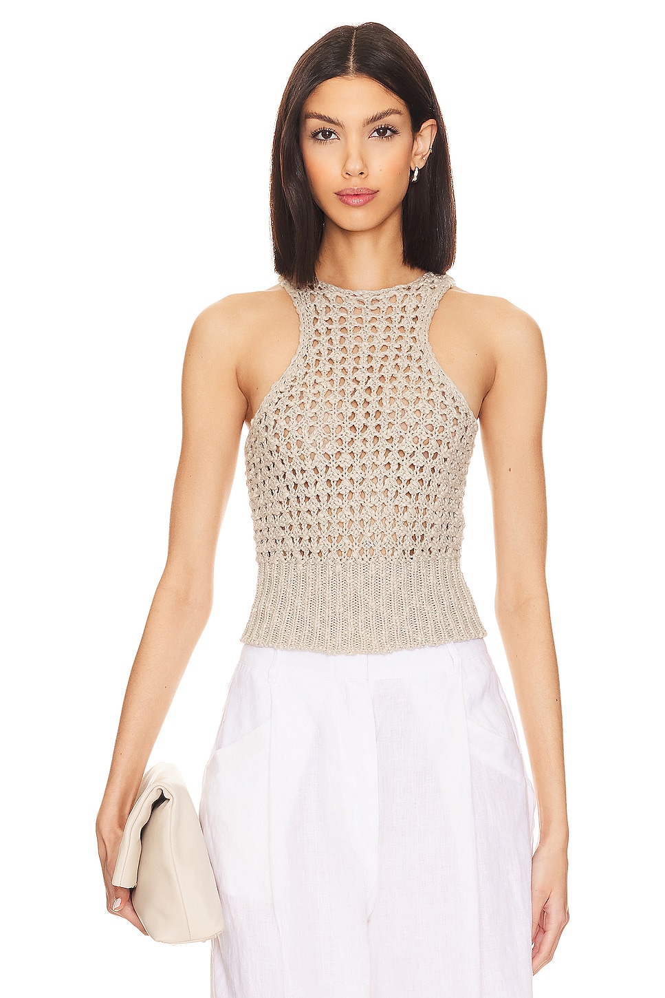 Tularosa Selea Top in Taupe | REVOLVE