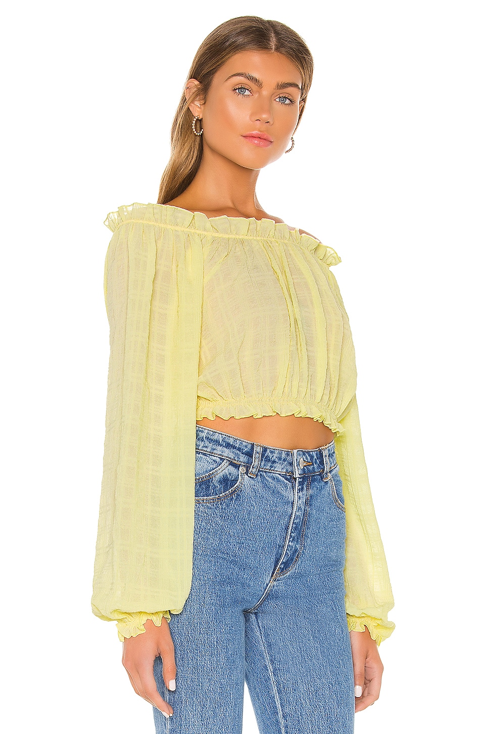 Tularosa River Top in Spring Yellow | REVOLVE