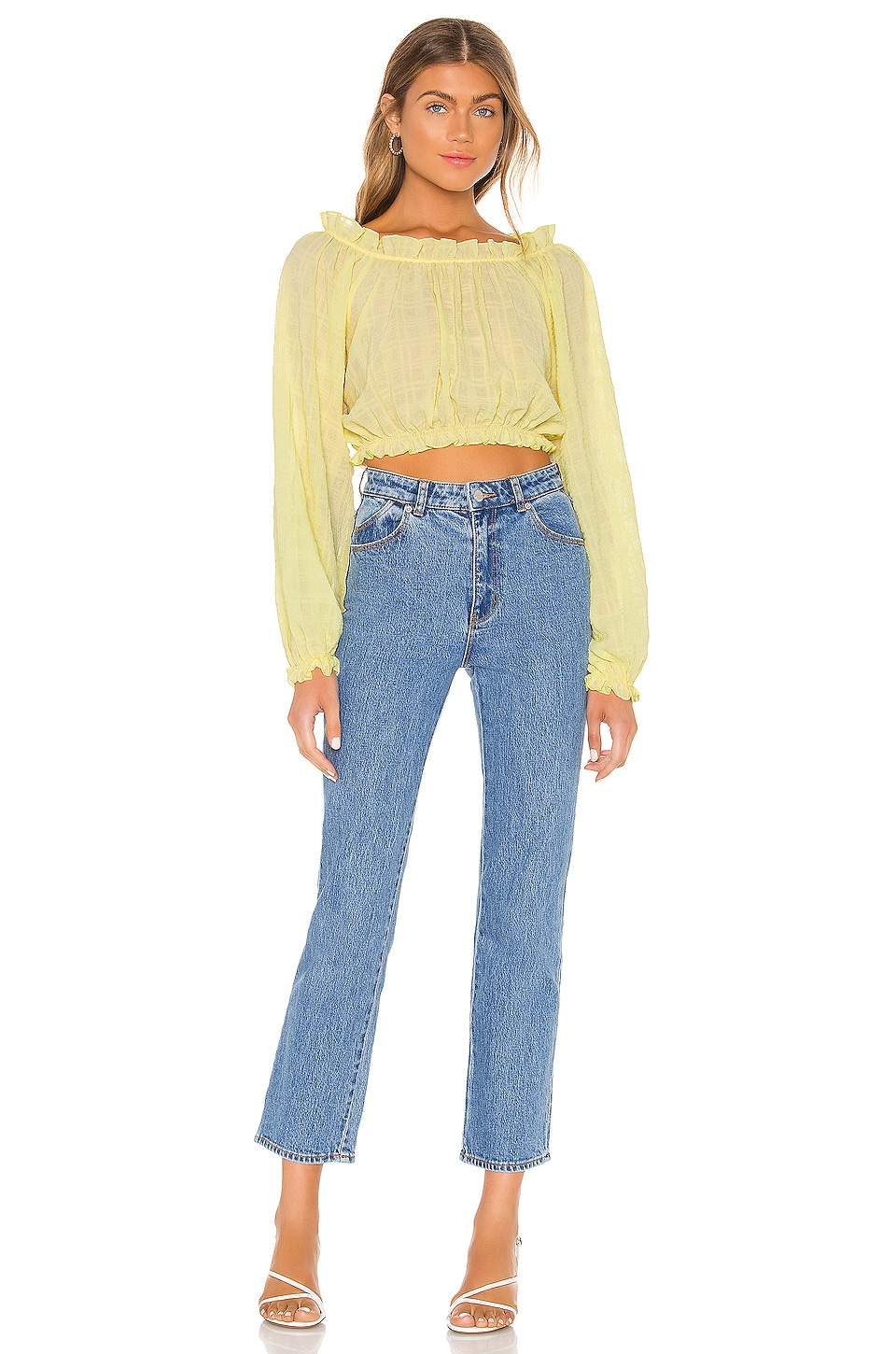 Tularosa River Top in Spring Yellow | REVOLVE
