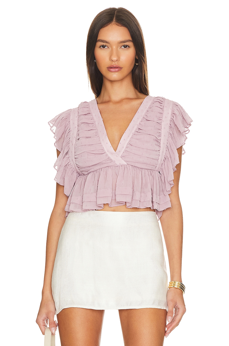 Tularosa Kaia Top in Mauve Purple | REVOLVE