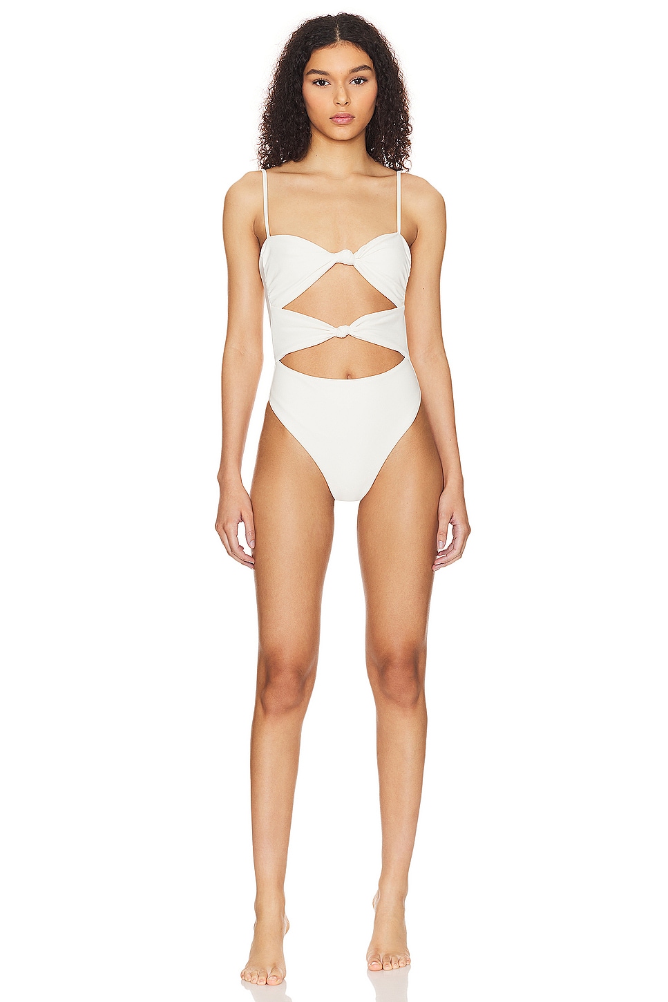 Tularosa Avery One Piece in Creme | REVOLVE