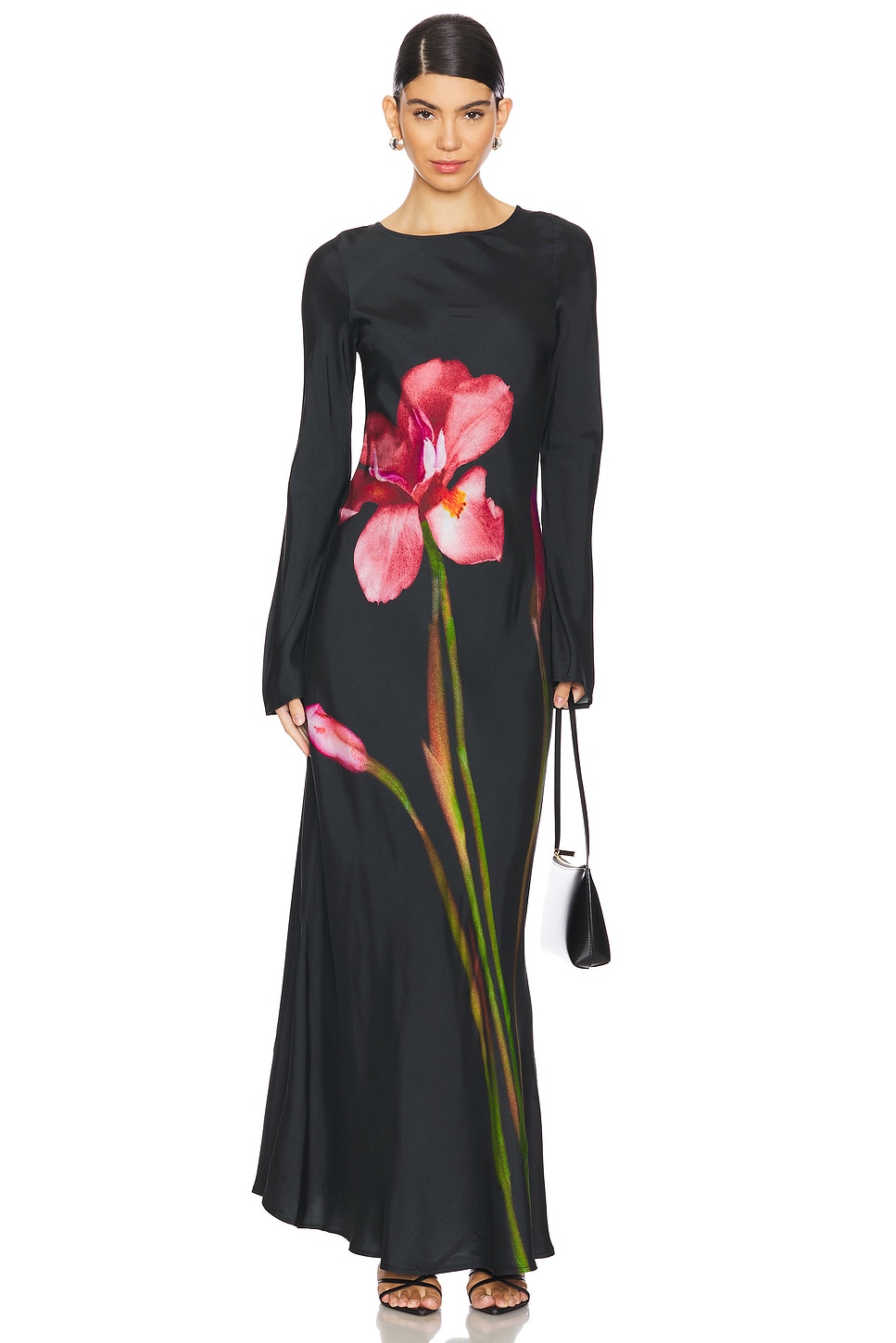 The Wolf Gang Thea Maxi Dress in Noir | REVOLVE