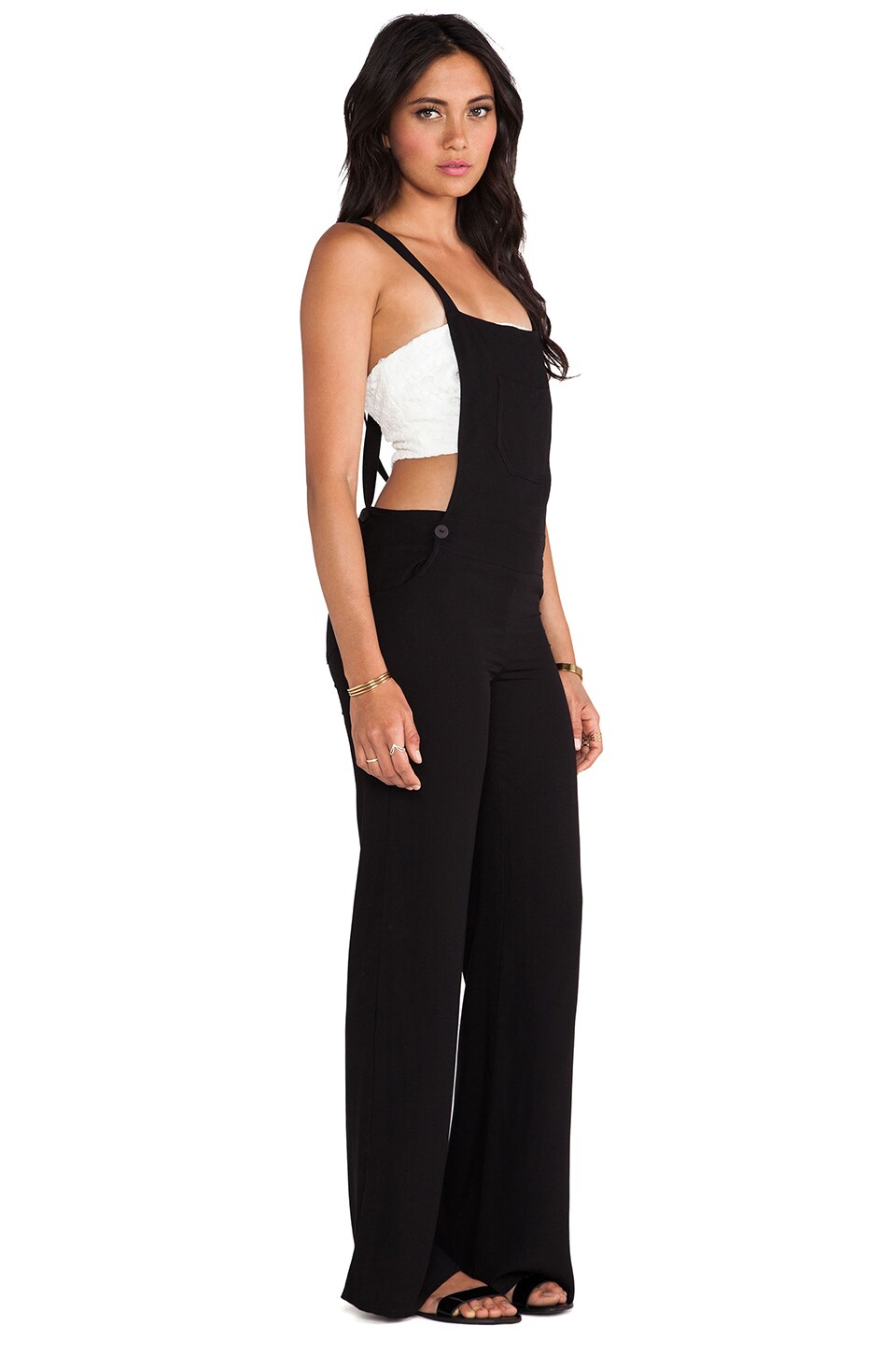 Tysa Overalls in Black | REVOLVE