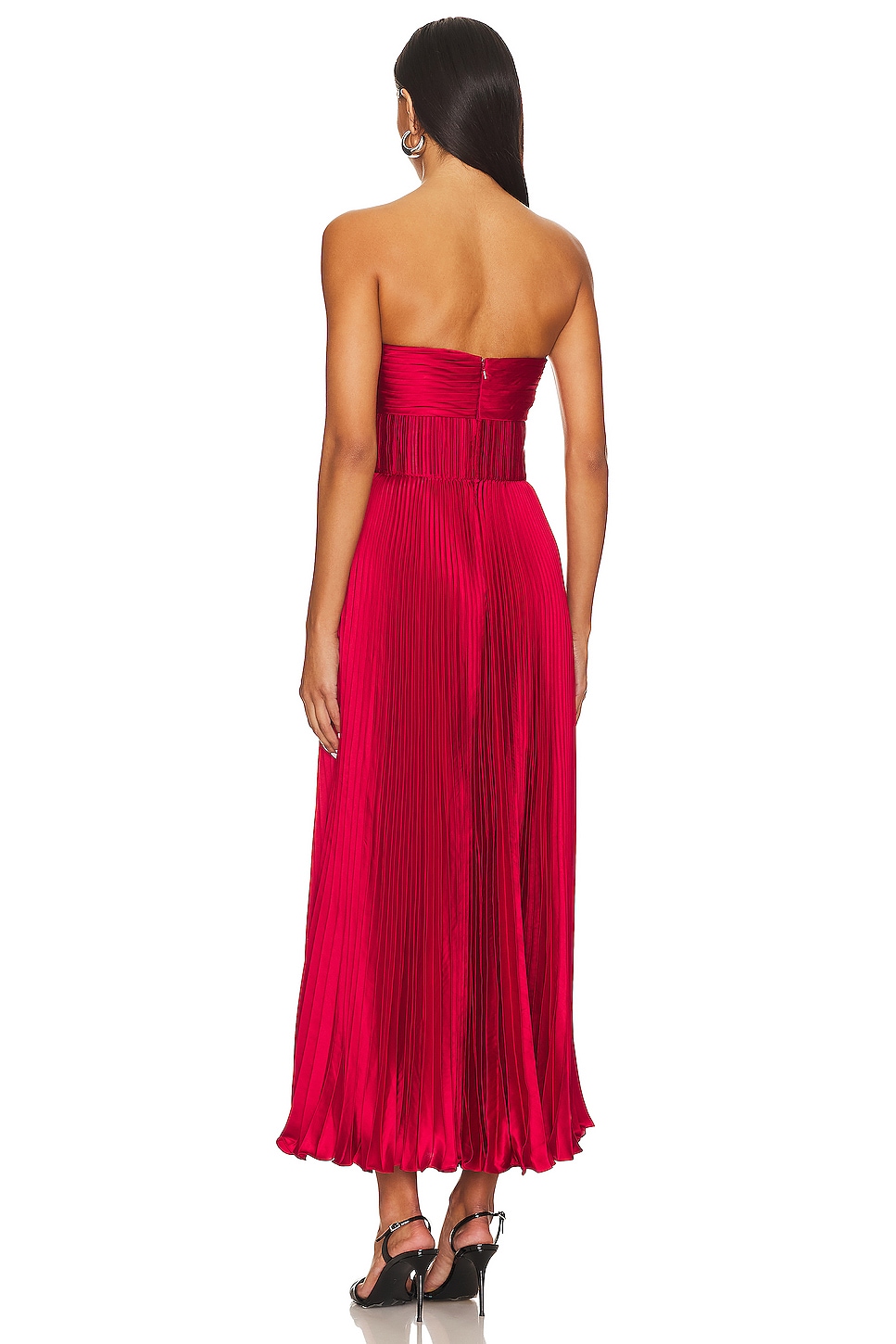 AMUR Belle Dress in Cranberry Red | REVOLVE