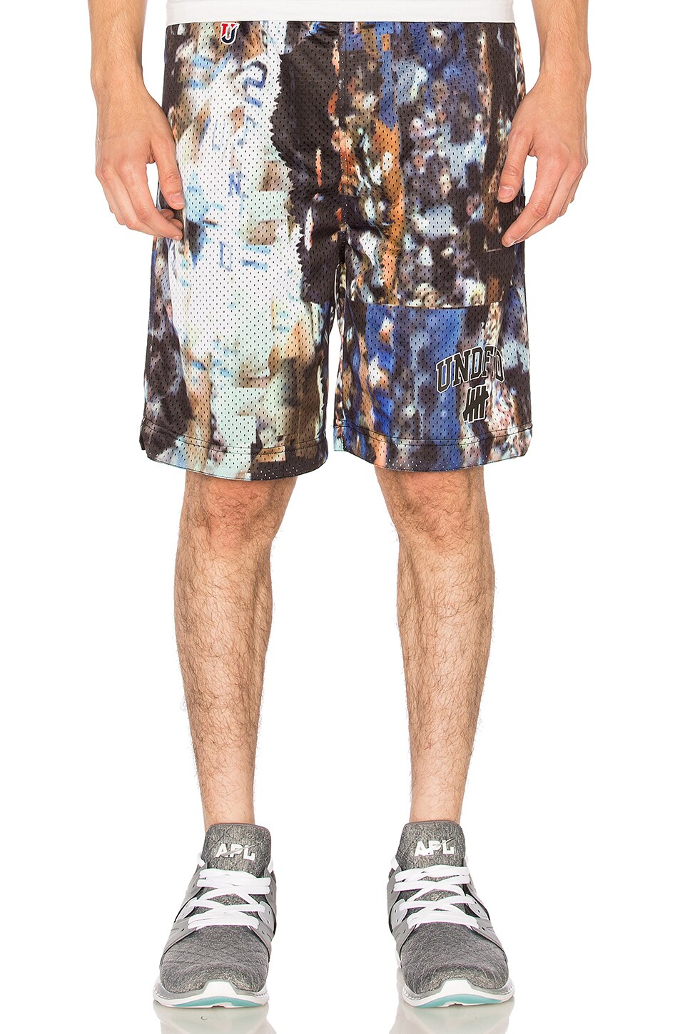 Undefeated Distorted Mesh Shorts in Blue | REVOLVE