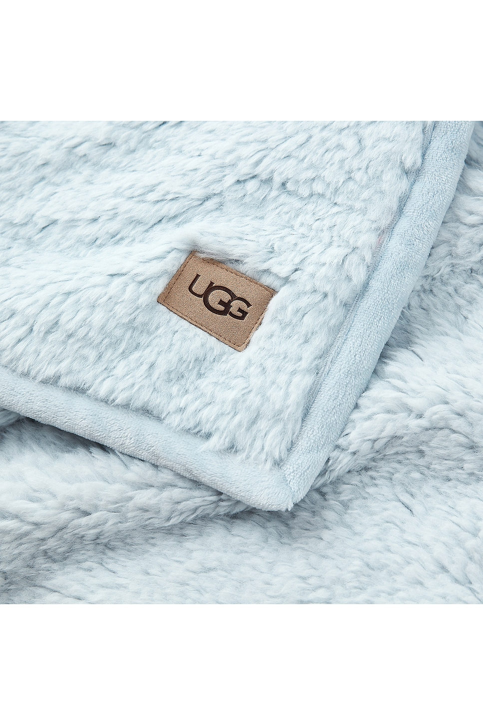 UGG Home Blakely Baby Blanket Throw in Sky Blue | REVOLVE