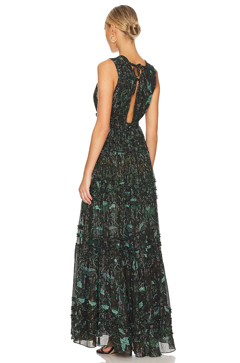 Ulla Johnson Fiona Gown in Rainforest | REVOLVE