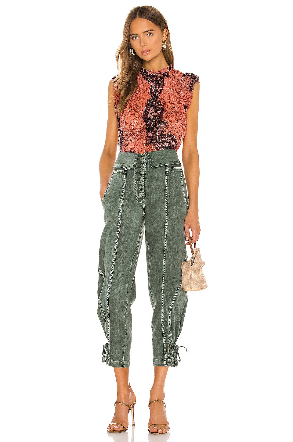 Ulla Johnson Aya Top in Coral | REVOLVE