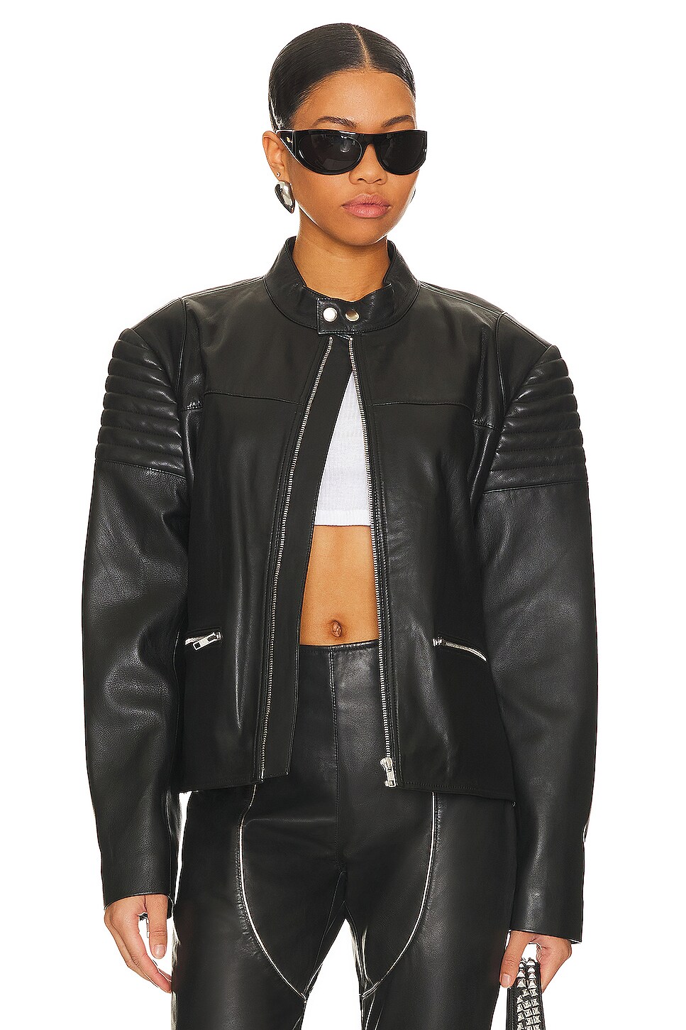 Understated Leather The Winner Jacket in Black | REVOLVE