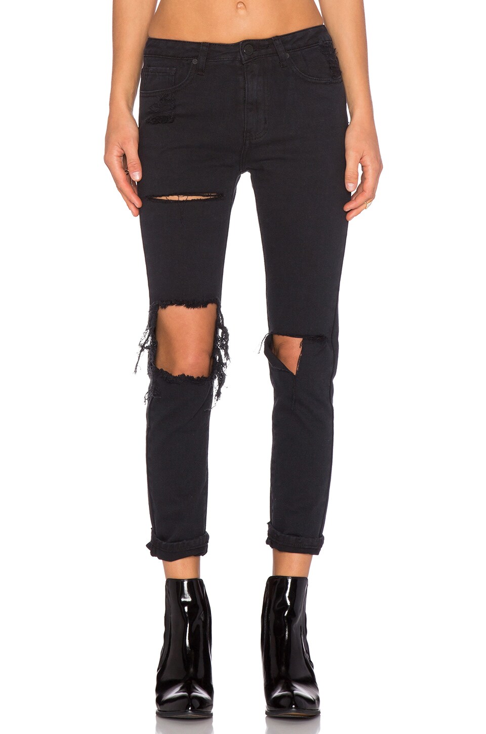 UNIF Romeo Jean in Black | REVOLVE