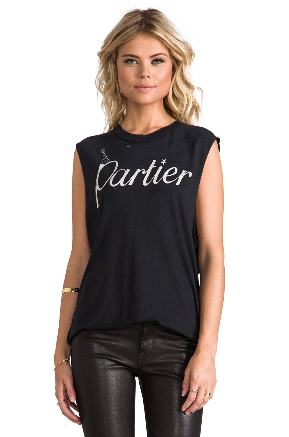 UNIF Partier Graphic Tank in Black | REVOLVE
