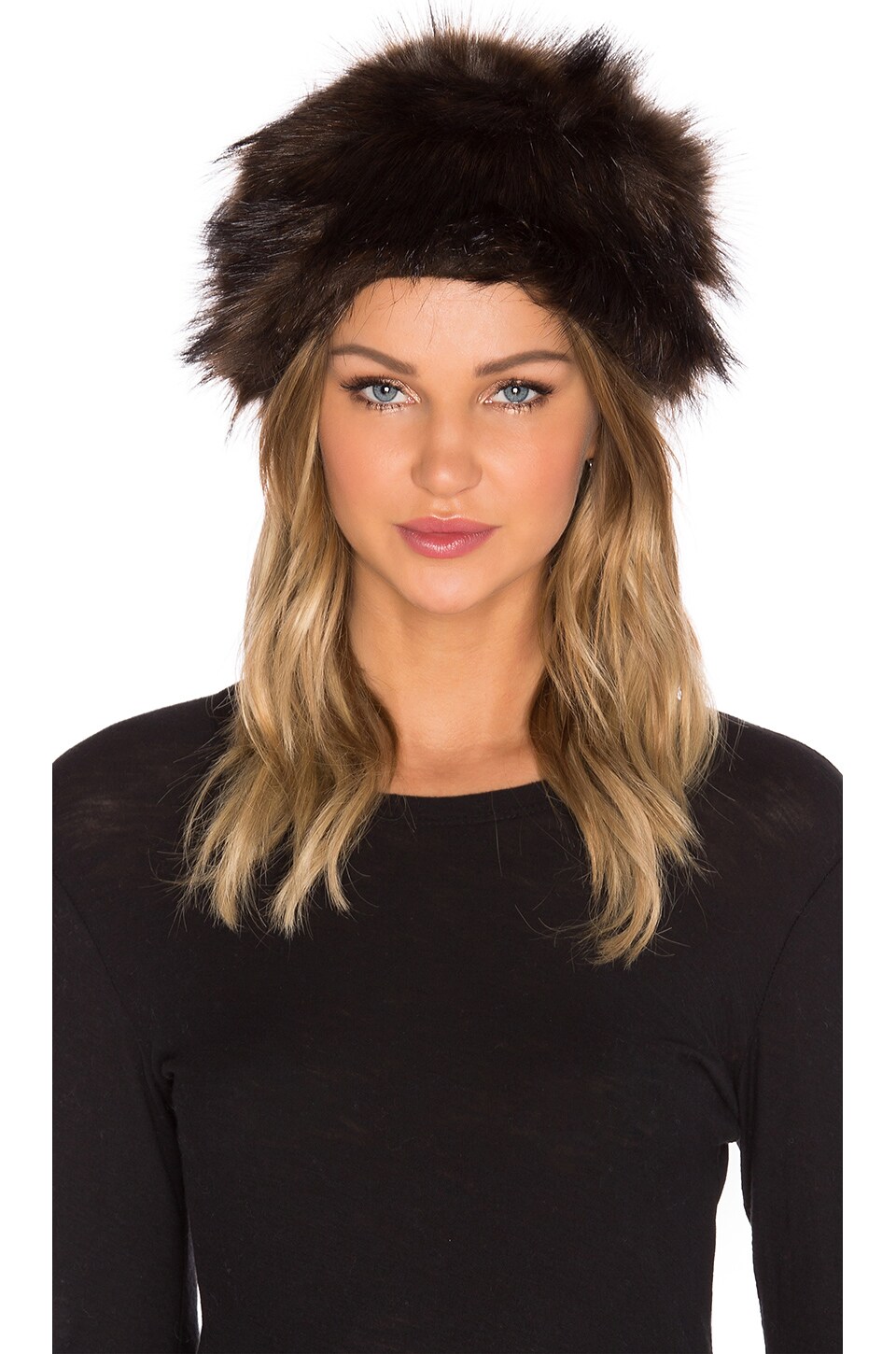 Unreal Fur Unreal Faux Fur Natasha Hat in Chocolate | REVOLVE
