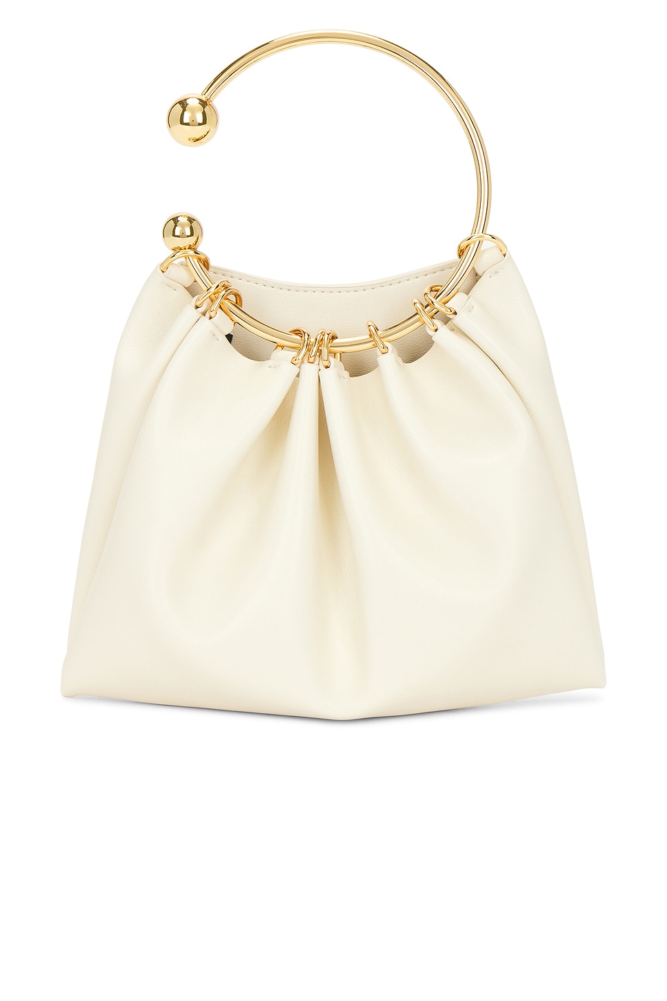 VERAFIED Ring Handle Bag in Cream | REVOLVE