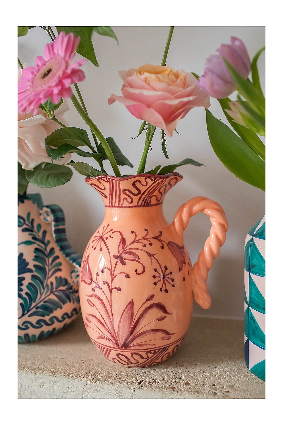 Vaisselle Little Miss Sunshine Jug in Coral | REVOLVE