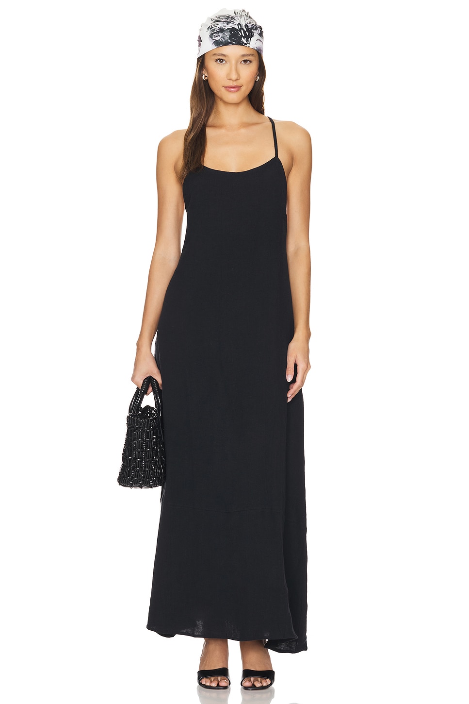 vitamin A Mari Maxi Dress in Black | REVOLVE