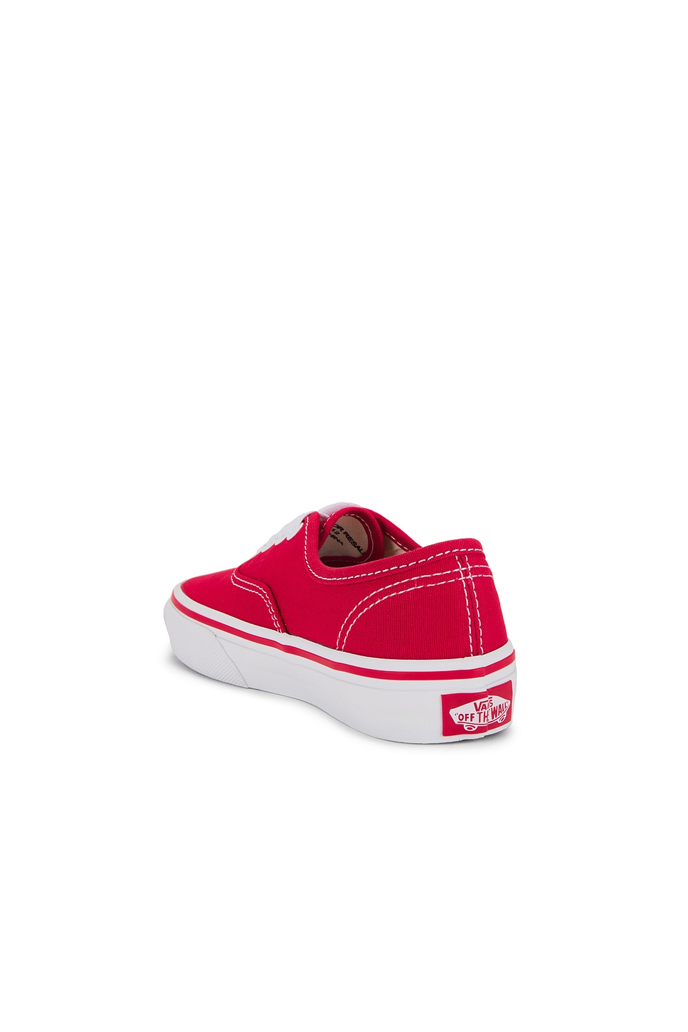 Vans Kids Authentic in Red & True White | REVOLVE