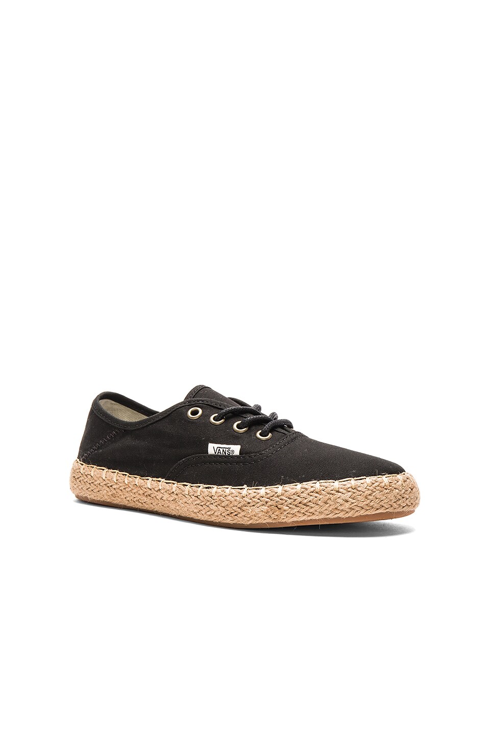 Vans Authentic Espadrille in Black | REVOLVE