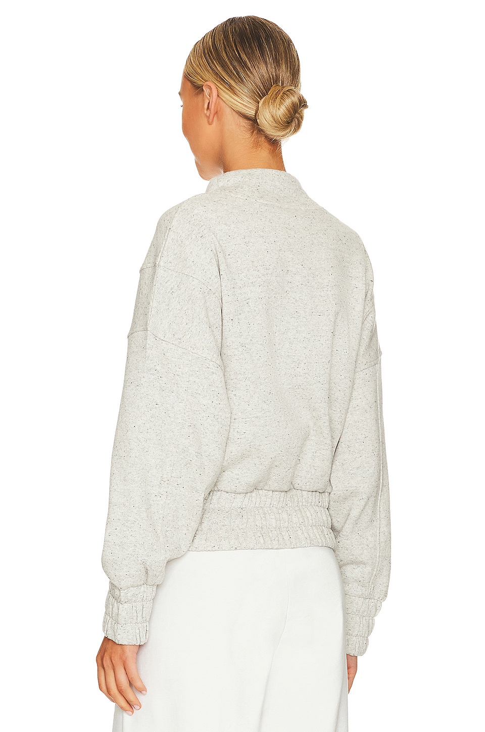 Varley Dunbar Sweatshirt in Ivory Fleck Marl | REVOLVE