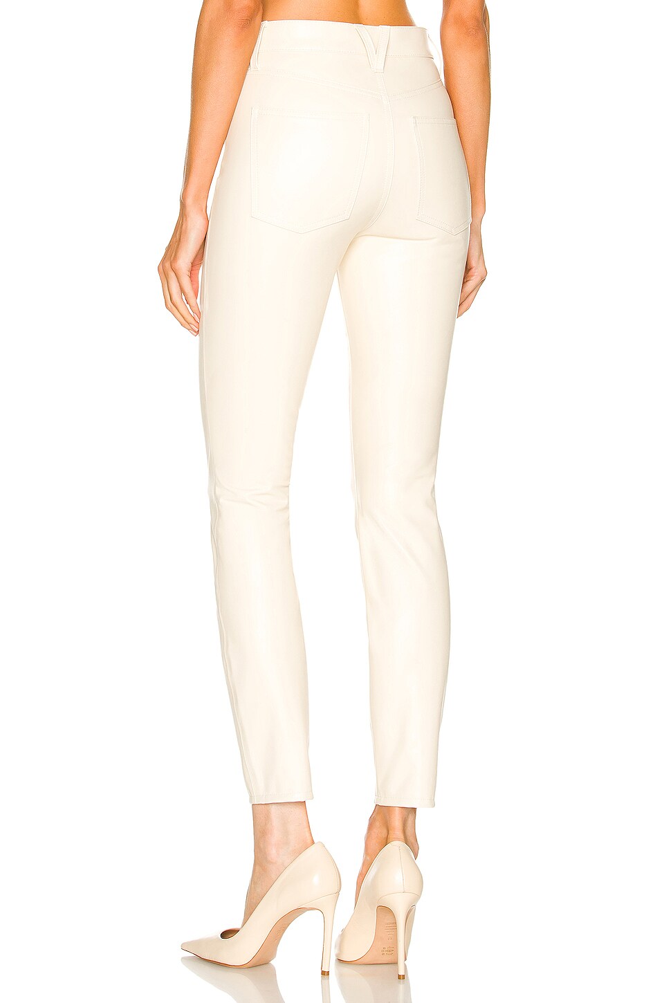 Veronica Beard Debbie High Rise Skinny in Ecru | REVOLVE