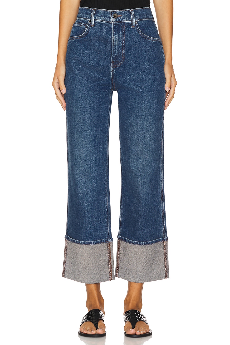 Veronica Beard Dylan High Rise Straight Leg in Thriller | REVOLVE