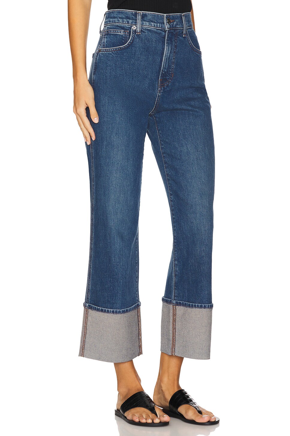 Veronica Beard Dylan High Rise Straight Leg in Thriller | REVOLVE