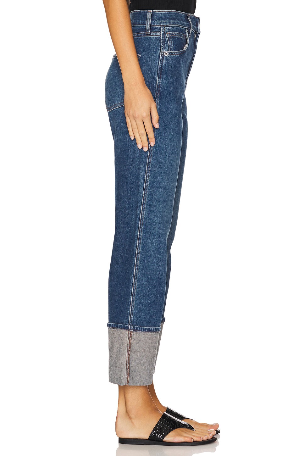 Veronica Beard Dylan High Rise Straight Leg in Thriller | REVOLVE