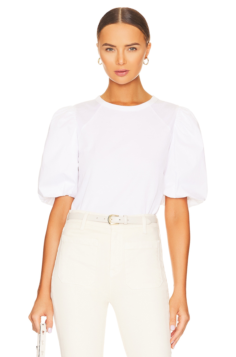 Veronica Beard Morrison Top in White | REVOLVE