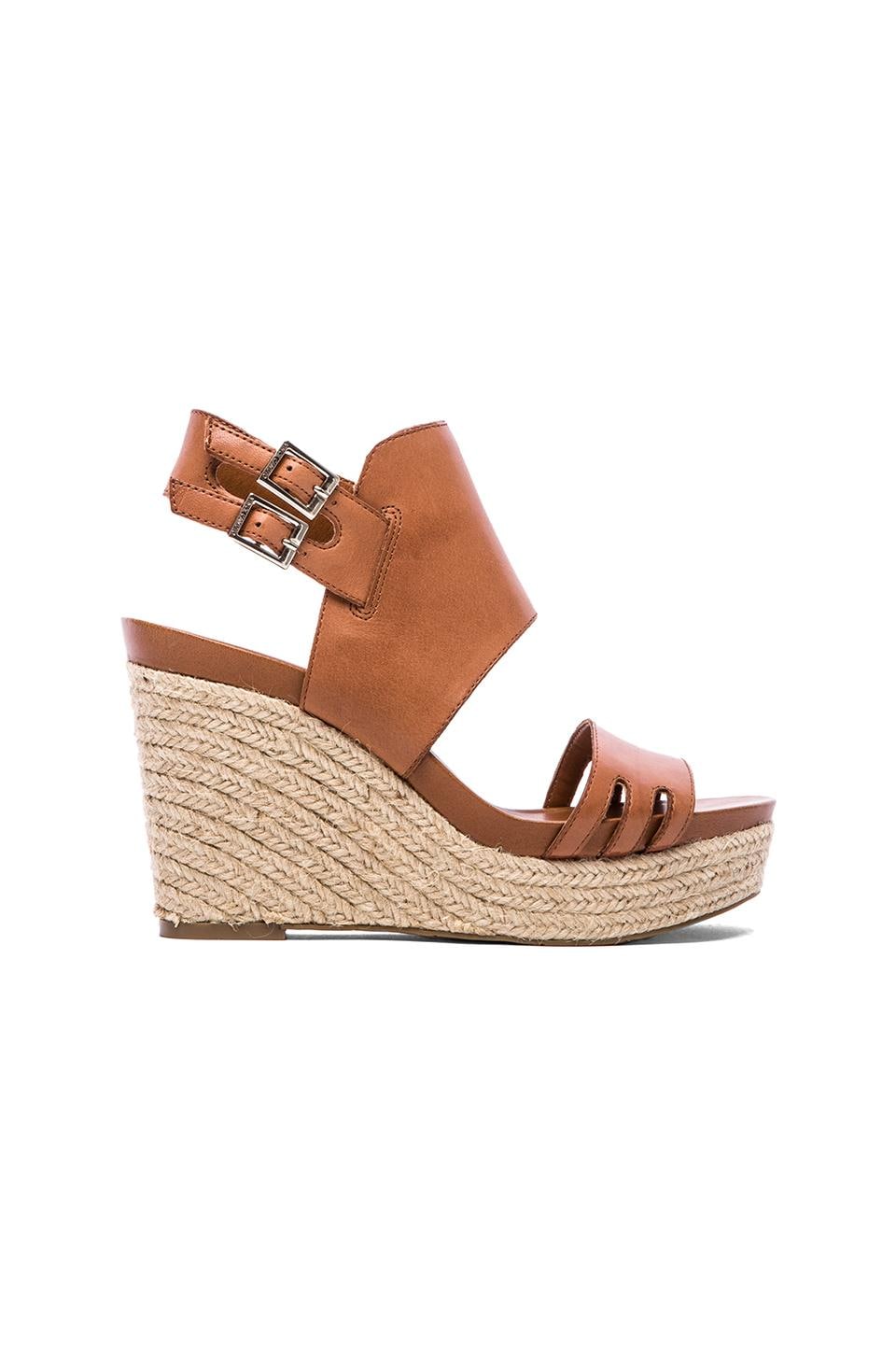 Vince Camuto Temperton Wedge in Fudge/Natural in Fudge & Natural | REVOLVE