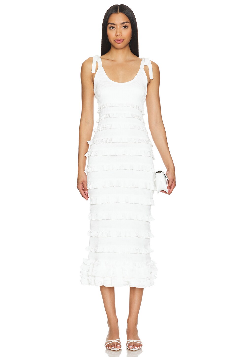 V. Chapman Lotus Dress in White | REVOLVE