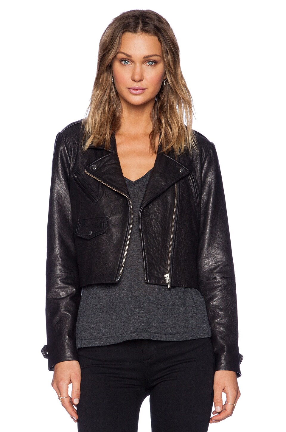 VEDA Punch Jacket in Black | REVOLVE