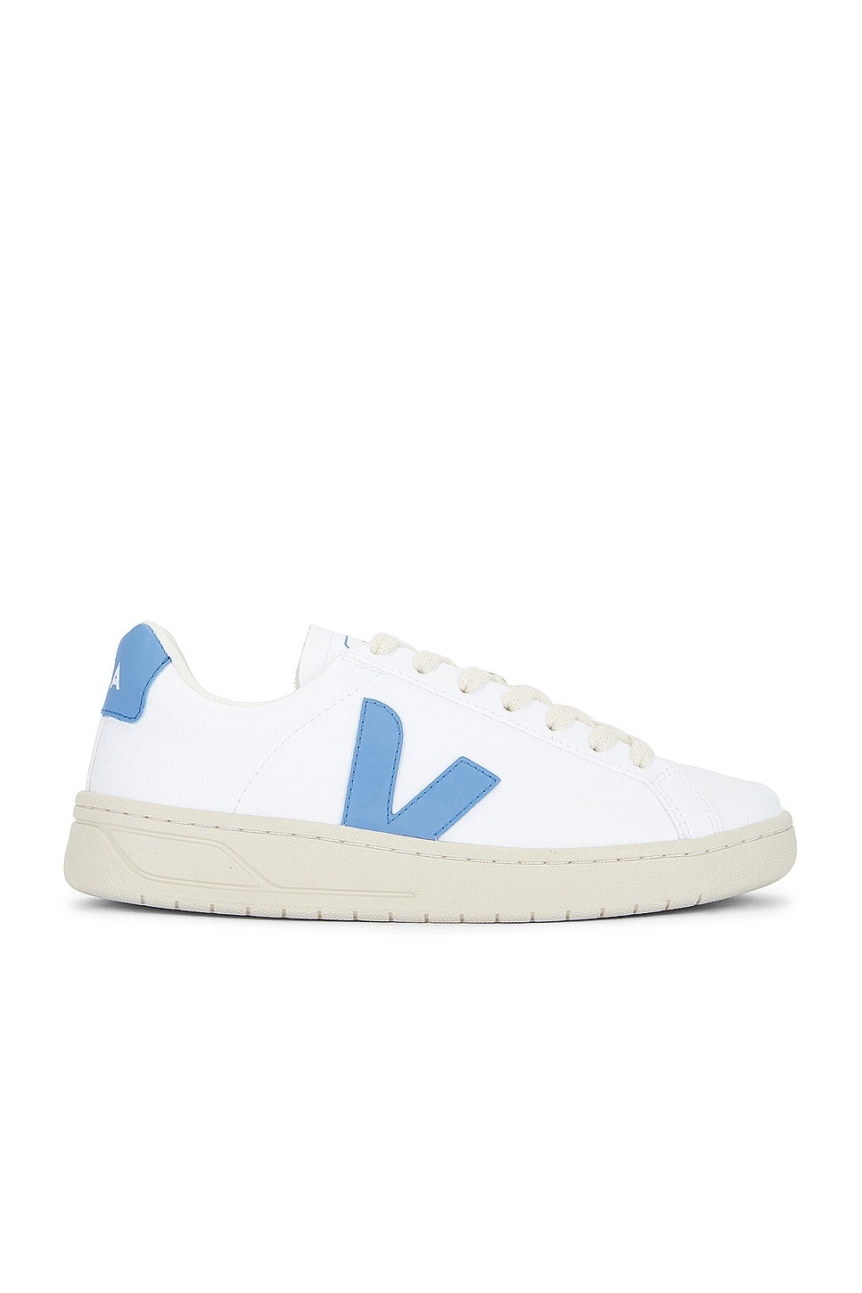 Veja Urca Sneaker in White & Aqua | REVOLVE