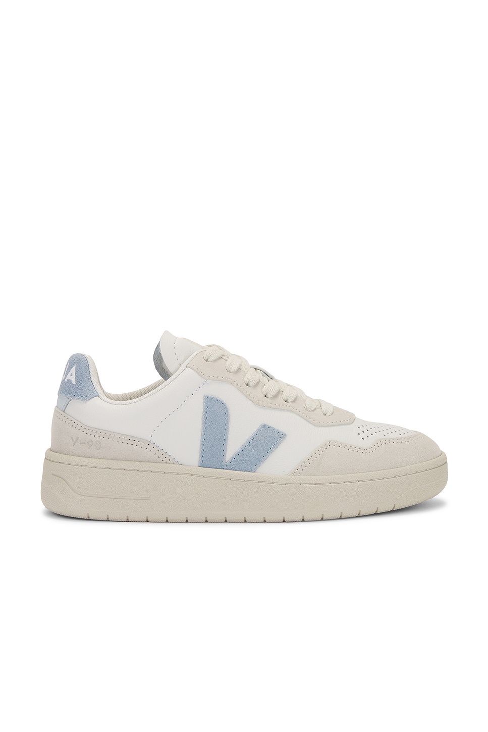 Veja V-90 Sneaker in Extra White Steel | REVOLVE