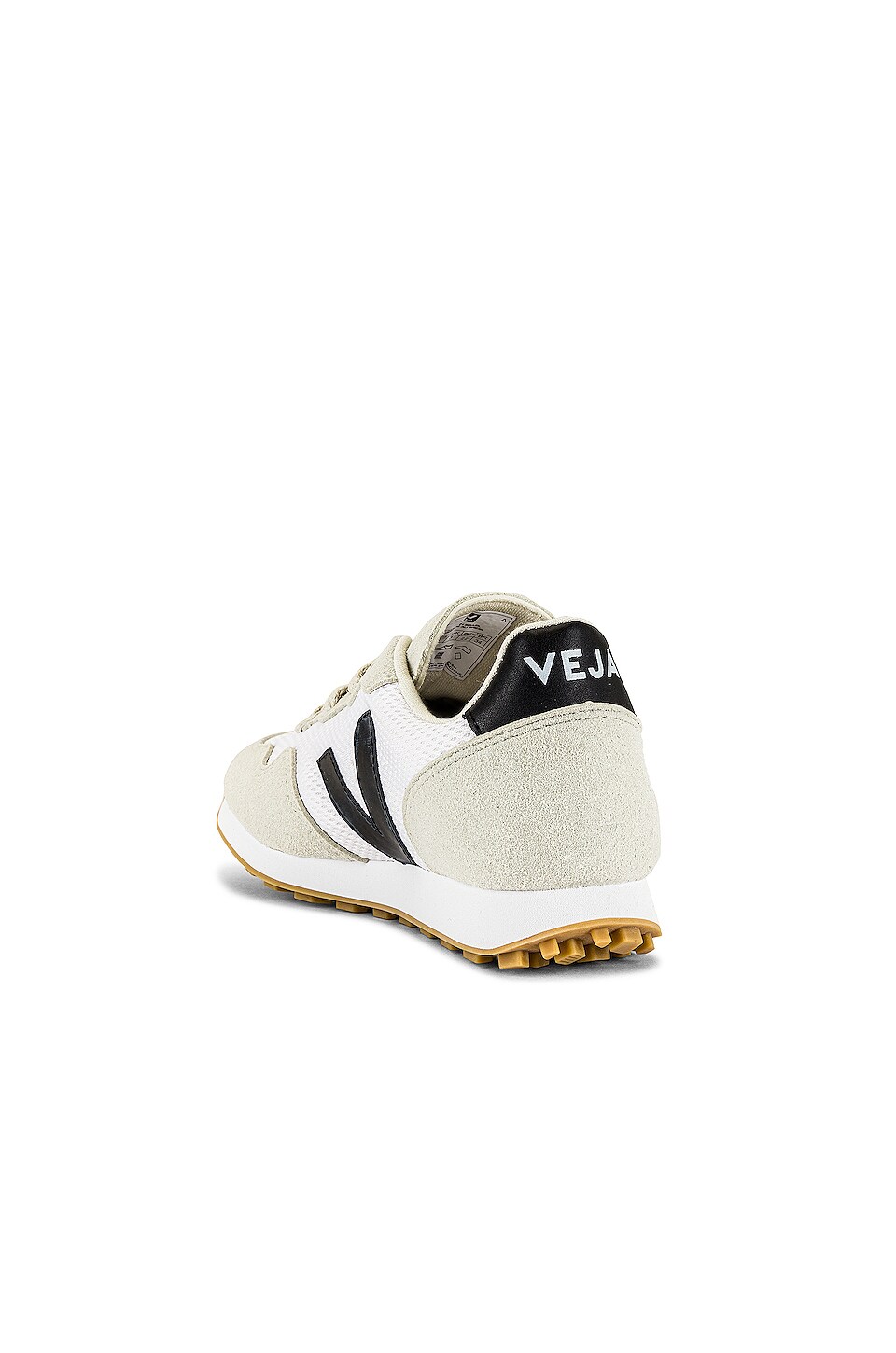 Veja SDU Rec Sneaker in White & Black & Natural | REVOLVE