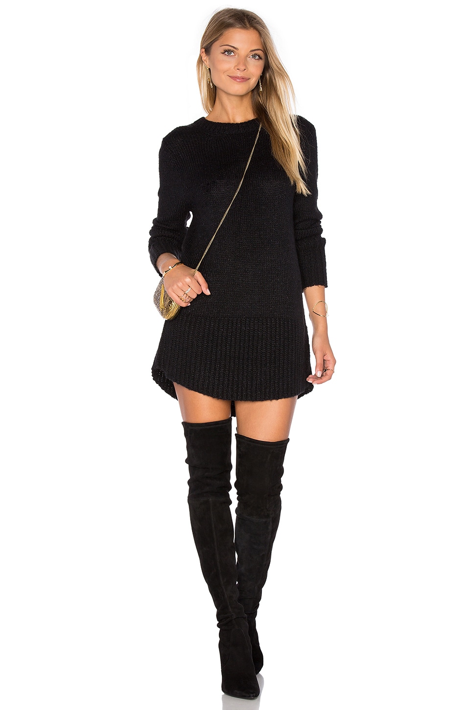 Velvet by Graham & Spencer Caroleena Sweater in Black | REVOLVE