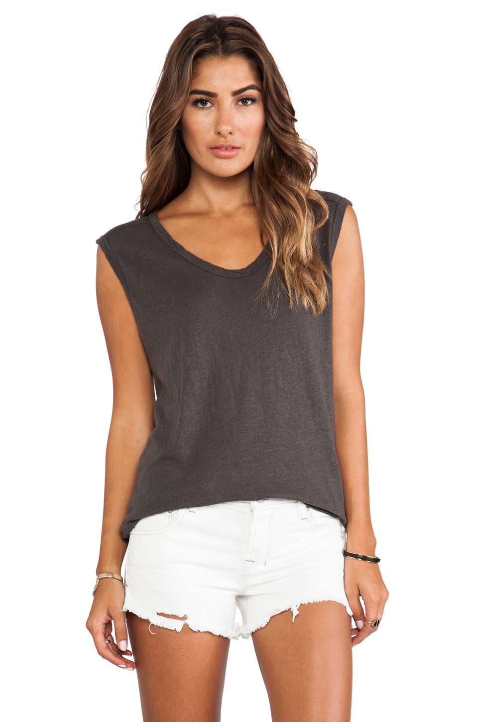Velvet by Graham & Spencer Lily Aldridge for Velvet Leslie Cotton Hemp ...
