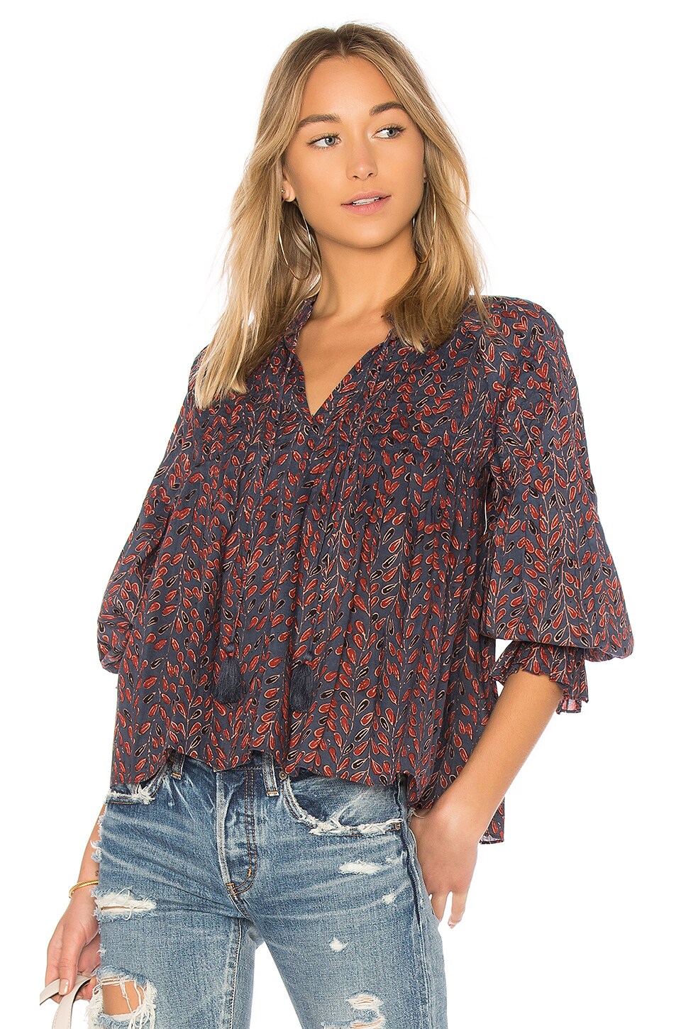 Velvet by Graham & Spencer Jayla Blouse in Multi | REVOLVE