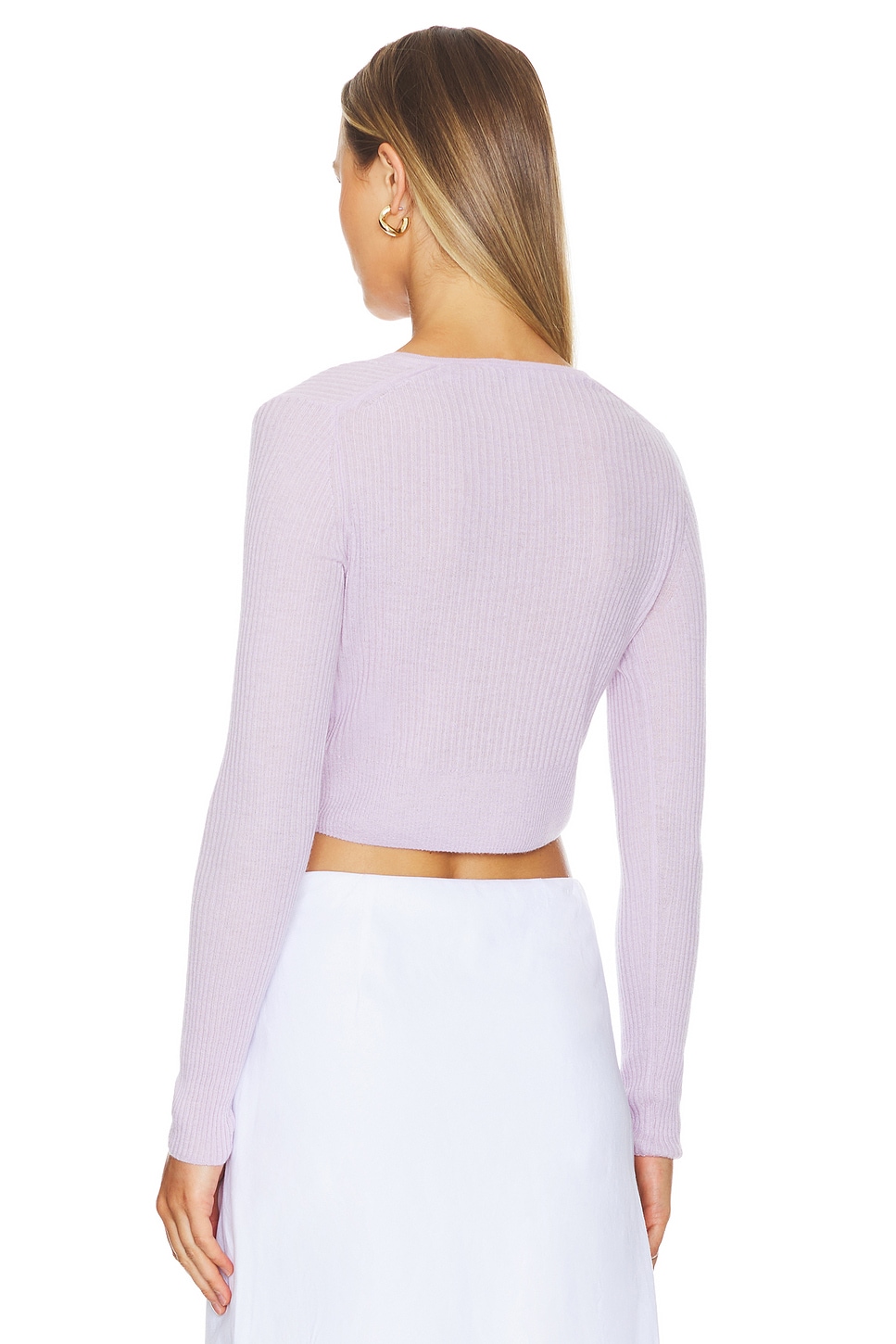 Vince Shrunken Button Cardigan in Sweet Pea | REVOLVE
