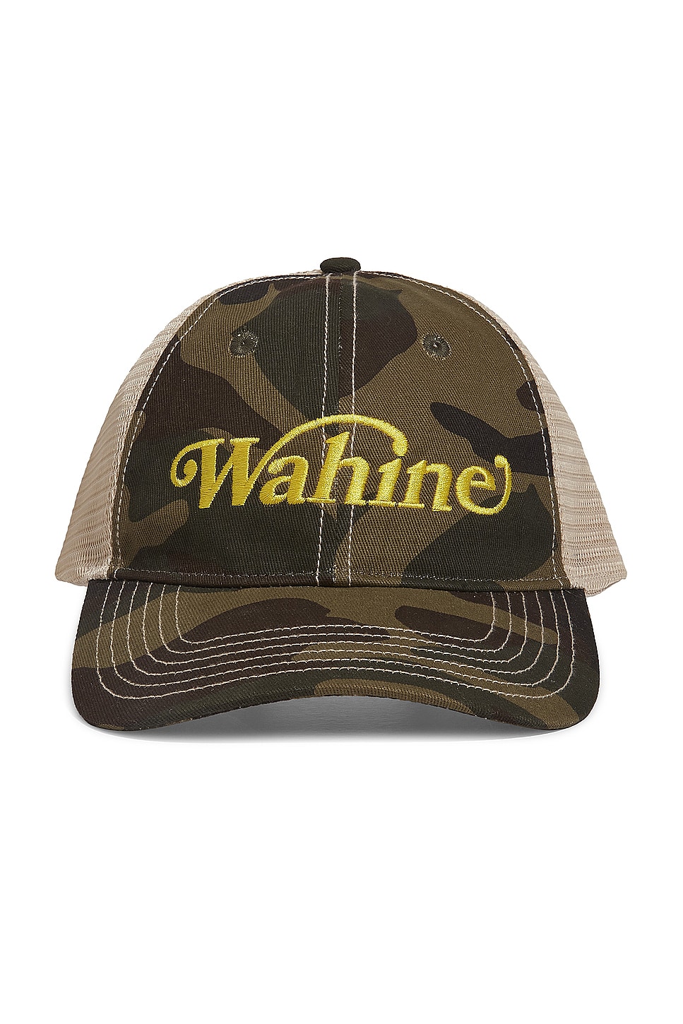 Wahine Trucker Hat in Camo & Beige | REVOLVE