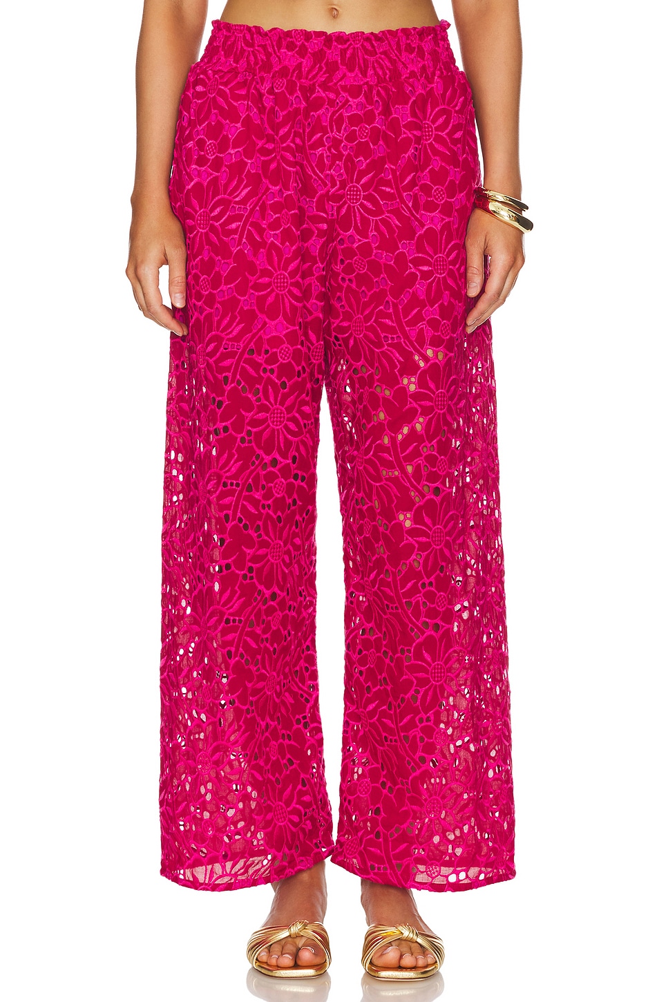 Waimari Zhara Pants in Burgundy | REVOLVE