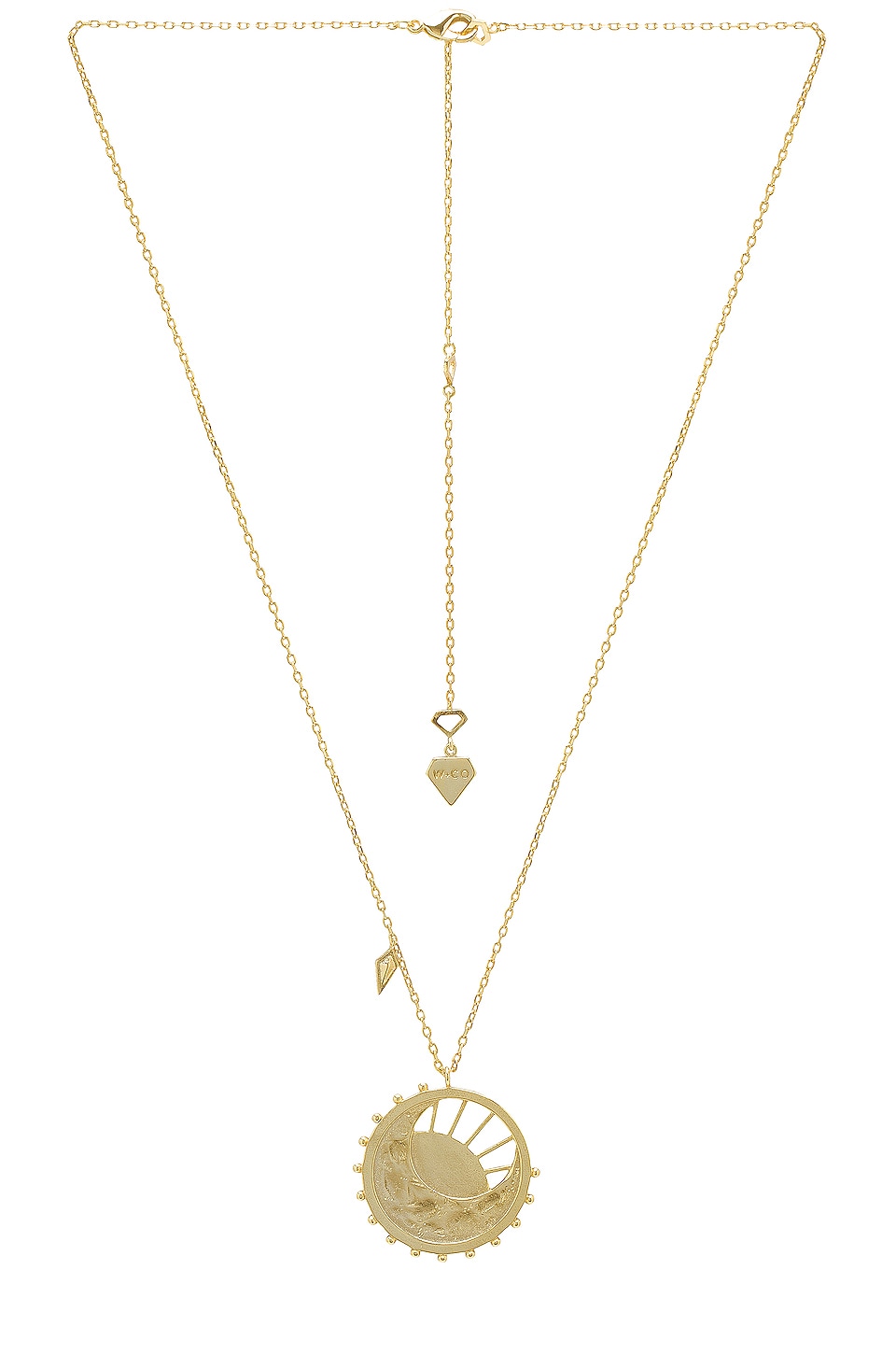 Wanderlust + Co Dawning Of A New Day Necklace in Gold | REVOLVE