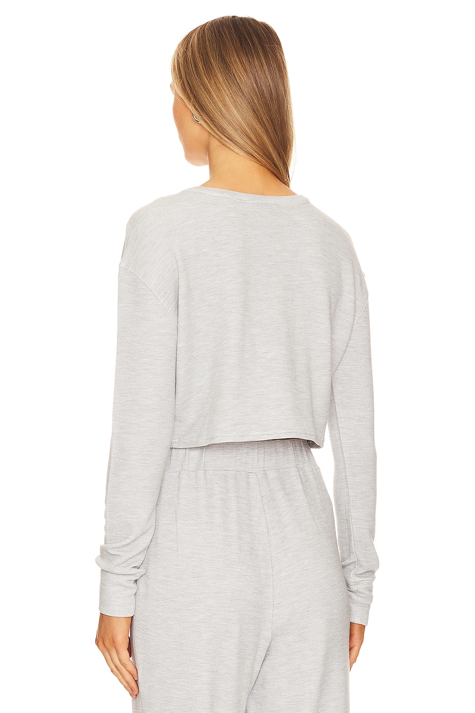 WellBeing + BeingWell Delara Lounge Top in Grey Heather | REVOLVE